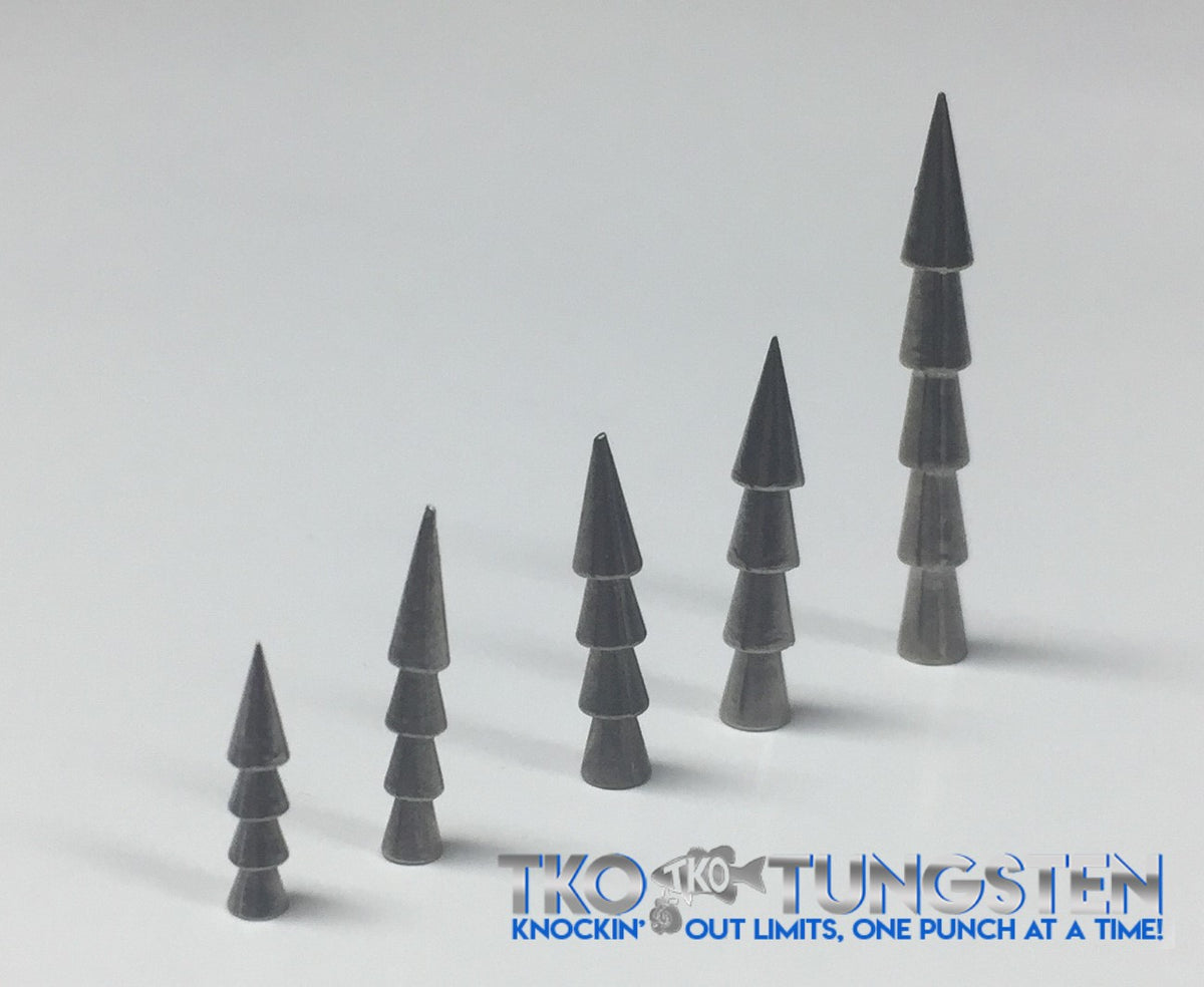 TKO Tungsten NEKO RIG Nail weights 10 pack LOW prices Fast Shipping!
